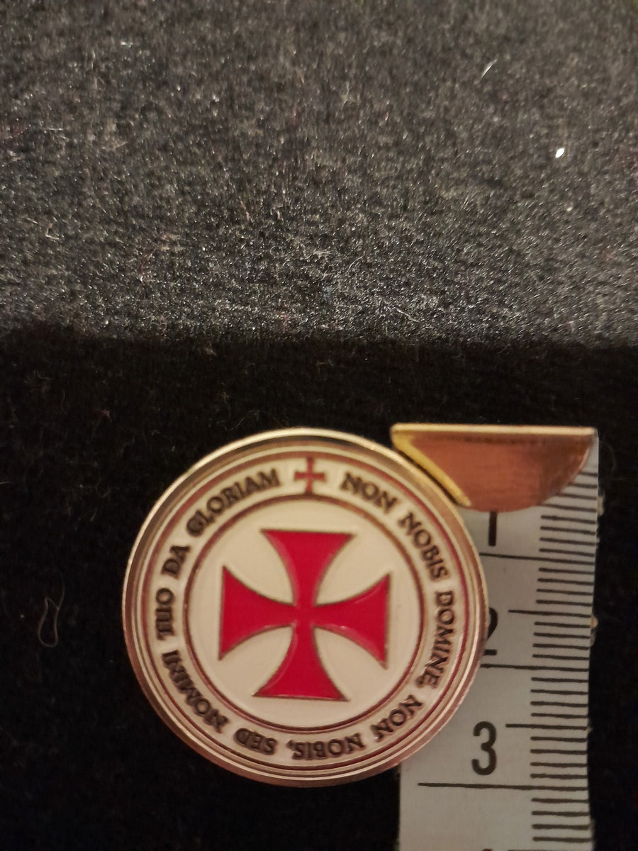Knights Templar Badge Latin Motto – Old Curiosity Bookshop